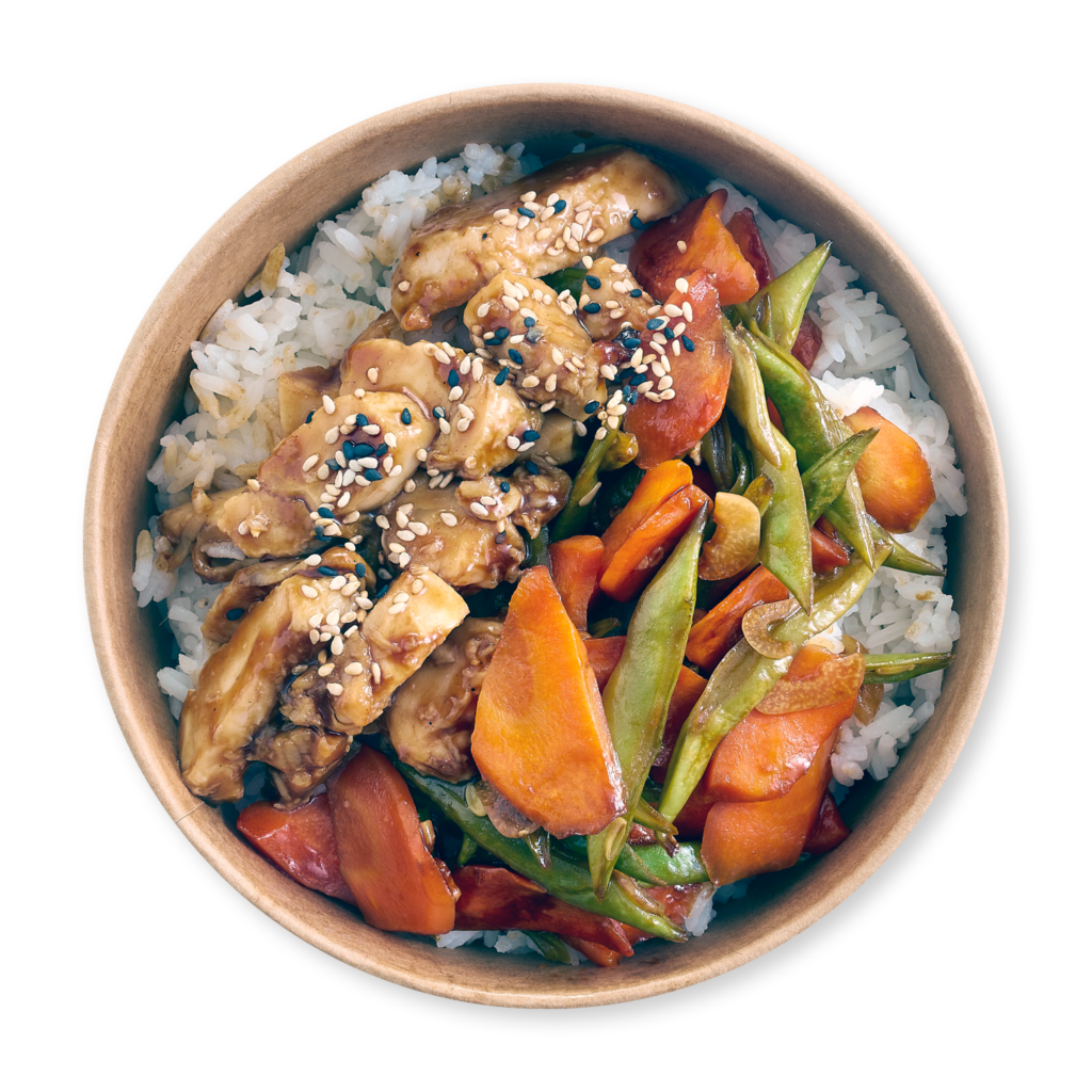 Riz nature poulet aigre douce - Sushi Market